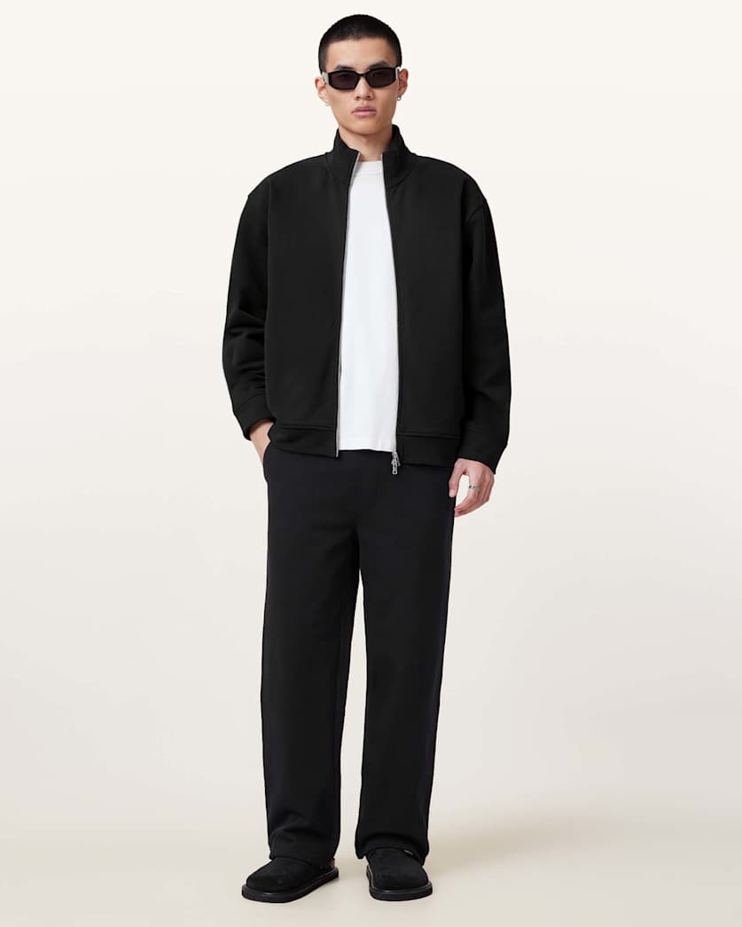 Carson Track Jacket Washed Black | ALLSAINTS US